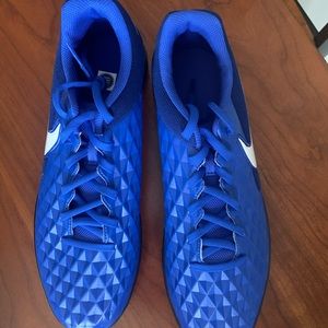 Nike | Shoes | Nike Mens Tiempo Legend Indoor Soccer Cleats Blue | Poshmark